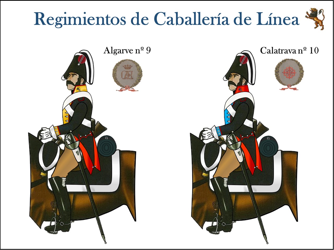 La Caballería española en 1808 :: AsociacióndeAmigosdelaAcademiadeCaballería